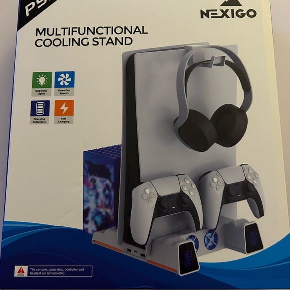 Nexigo | Video Games & Consoles | Nexigo Ps5 Silent Cooling Stand With Rgb Led Light Dual ...